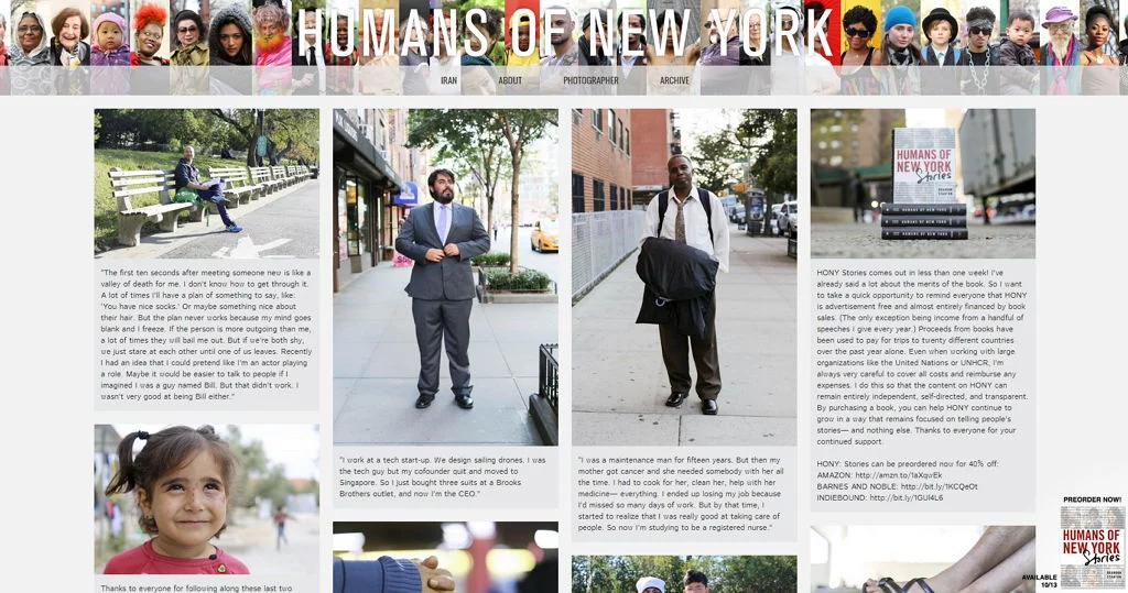 Humans of New York l'incroyable histoire du projet