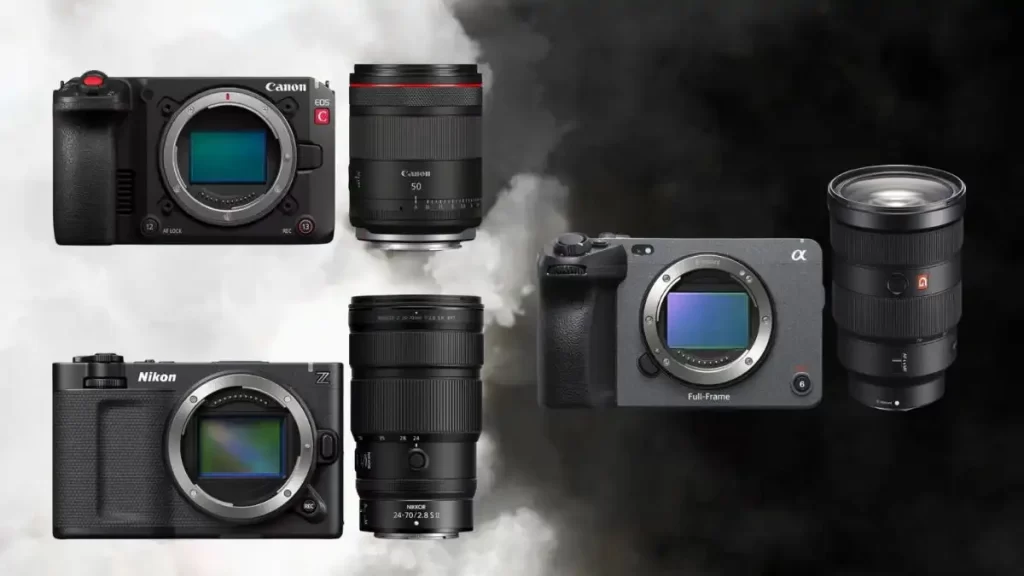 Nikon ZR vs Canon C50 vs Sony FX3 : comparatif 2026 – Pixfan.com